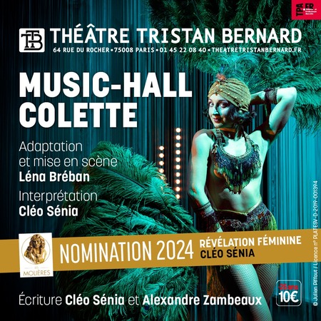 MUSIC HALL COLETTE Cléo Sénia / Léna Bréban Création 2023 et tournée ...
